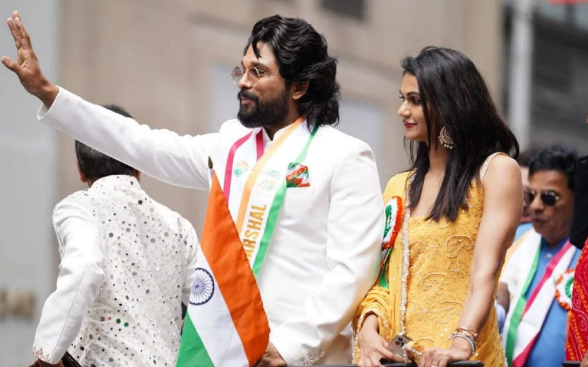 Allu Arjun | ന്യൂയോര്‍ക്കില്‍ നടന്ന ഏറ്റവും വലിയ ഇന്ത്യന്‍ പരേഡില് ...